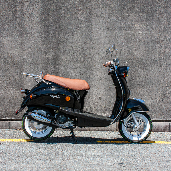 2024 FORZA Capri LX 50cc Scooter - Black – Motoculture